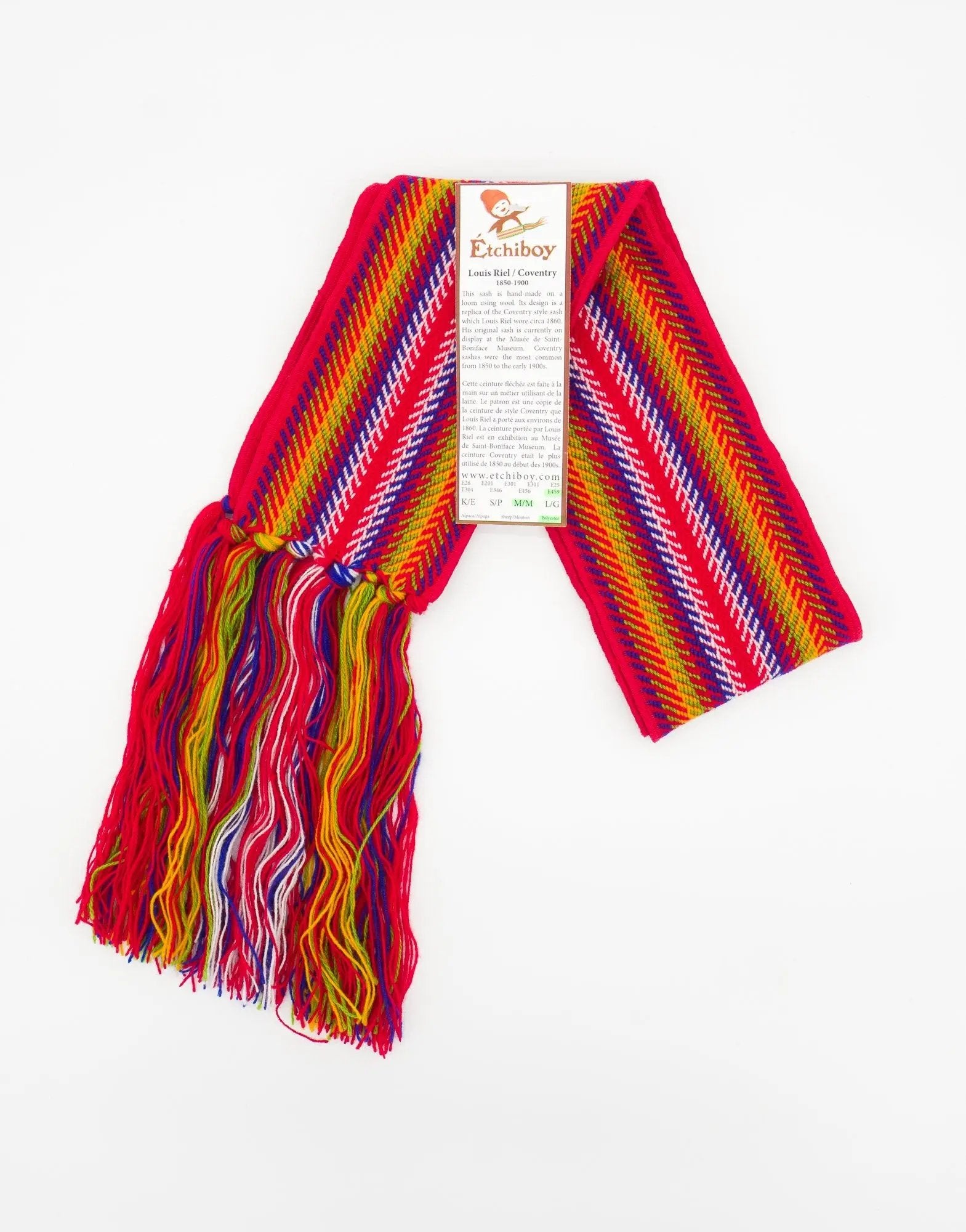 Louis Riel Sash-Wool